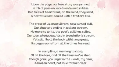 50 Broken Heart Poems To Heal Your Mind - Lover Journal