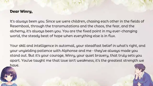 20 Anime Love Letters From Characters - LoverJournal