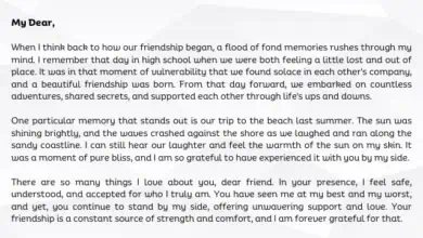 15 Heartwarming Friendship Love Letters - LoverJournal