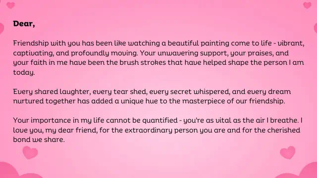 15 Mesmerizing Love Letters To Best Friend - LoverJournal