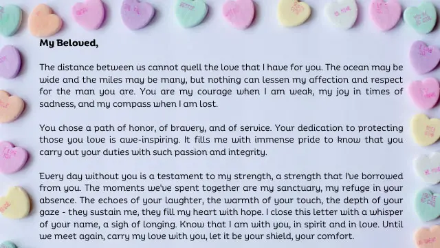 10 Military Love Letters For Him - LoverJournal