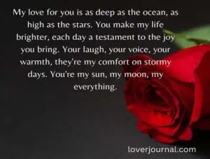 200+ Heartfelt Love Messages For Him - LoverJournal