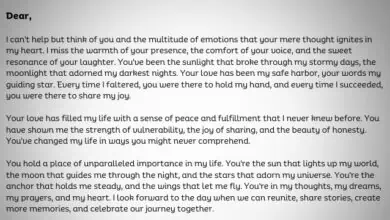 15 Memorable Thinking Of You Letters - LoverJournal