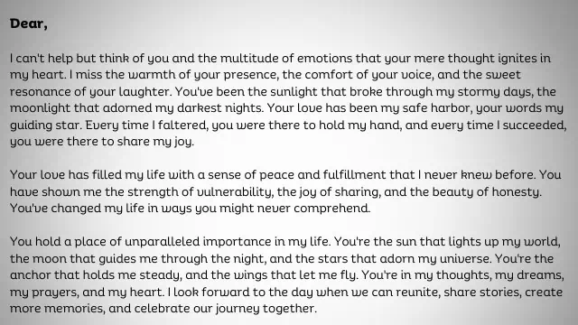 15 Memorable Thinking Of You Letters - LoverJournal