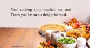 100 Thank You For The Delicious Food Messages - LoverJournal