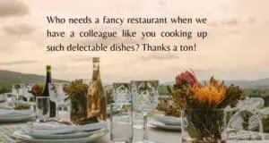 100 Thank You For The Delicious Food Messages - Lover Journal