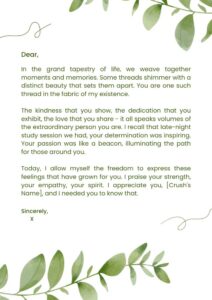 20 Impressive Love Letters For A Crush - LoverJournal