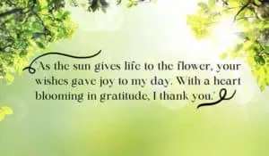 200 Emotional Thank You Messages For Birthday Wishes - Lover Journal