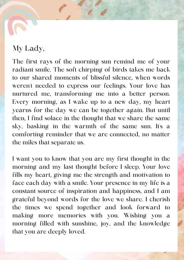 15 Good Morning Love Letters To Her LoverJournal 15 Good Morning Love Letters To Her LoverJournal