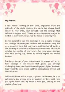 10 Military Love Letters For Him - LoverJournal