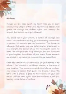 10 Military Love Letters For Him - LoverJournal