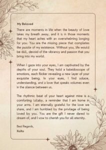 20 Heart Touching Love Letters To Make Her Cry - LoverJournal