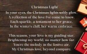 20 Christmas Love Poems For Your Partner - LoverJournal