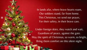 20 Christmas Poems For Soldier - LoverJournal
