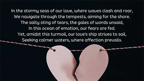 20 Troubled Relationship Poems For Him - LoverJournal