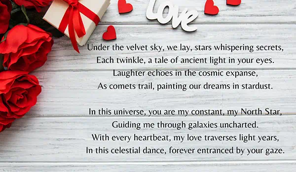 50 Sweet Poems For Him (Boyfriend/Husband) - LoverJournal