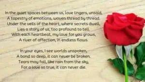 30 Deep Love Poems You Will Love - LoverJournal