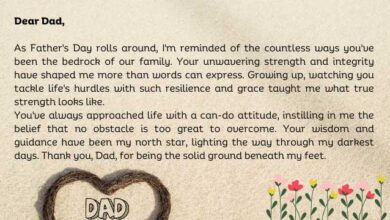 25 Caring Father Love Letters - LoverJournal