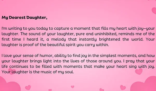 20 Letters To Daughter To Make Her Happy - LoverJournal