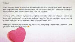 30 Sweet Love Letters For Him To Win His Heart - LoverJournal