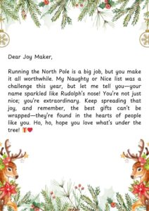 50 Christmas Day Letters From Santa To Inspire You - LoverJournal