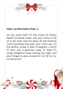 50 Christmas Day Letters From Santa To Inspire You - LoverJournal