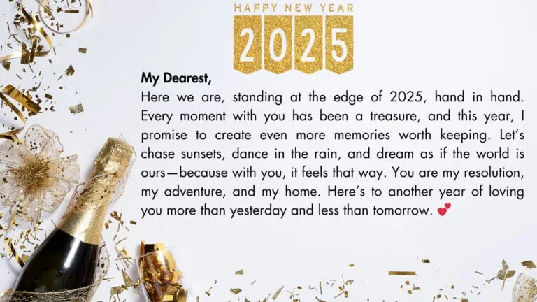 150 Happy New Year Letters To Inspire And Connect 2025 - LoverJournal