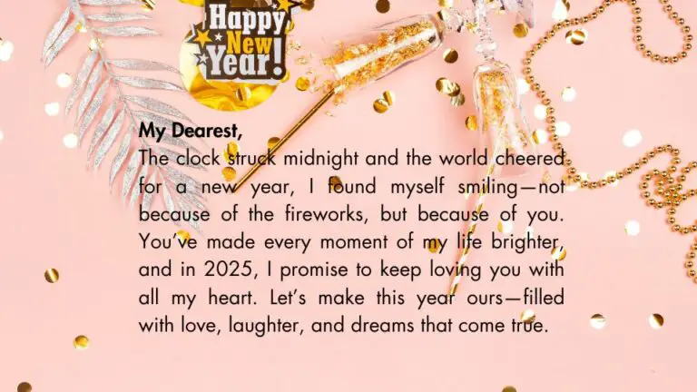 150 Happy New Year Letters To Inspire And Connect 2025 - LoverJournal