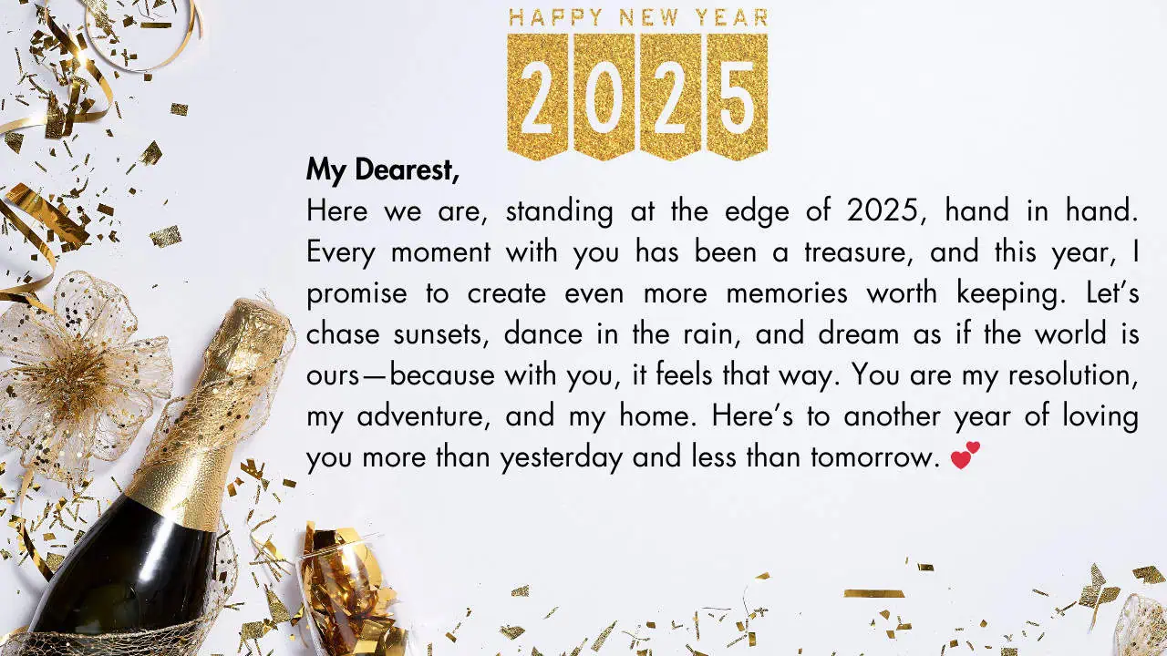 150 Happy New Year Letters To Inspire And Connect 2025 - LoverJournal