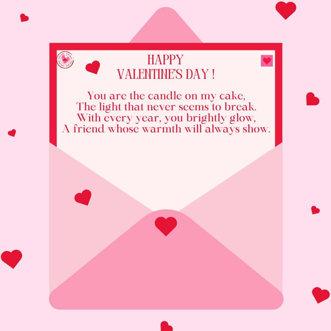 70 Valentine Day Poems For Friends To Cheer Up! - LoverJournal