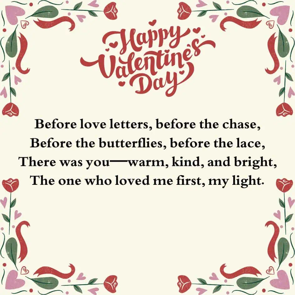 100 Valentines Day Poems For Mom To Express Your Gratitude - LoverJournal